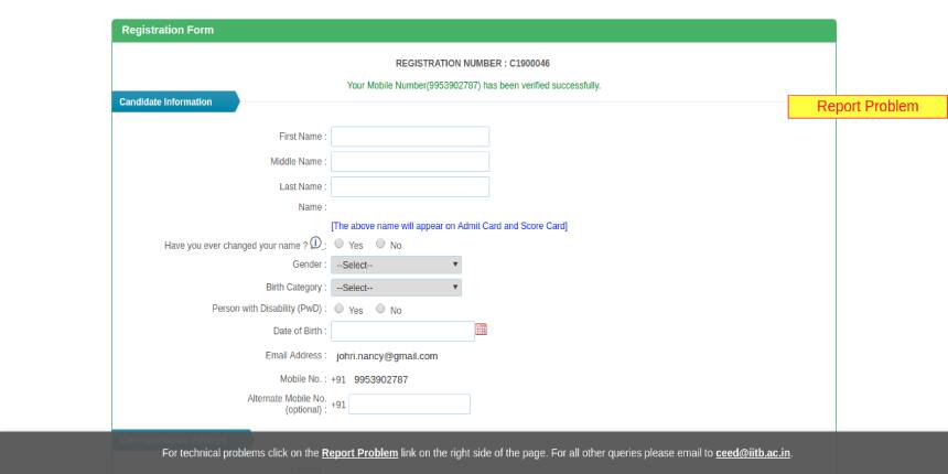 CEED Application Form 2019 / Registration - Apply here